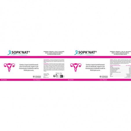 Complément alimentaire SOPK'NAT® soutient l'équilibre hormonal féminin