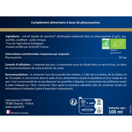 PHYCOCYANINE PREMIUM, un extrait de spiruline de qualité hautement ...